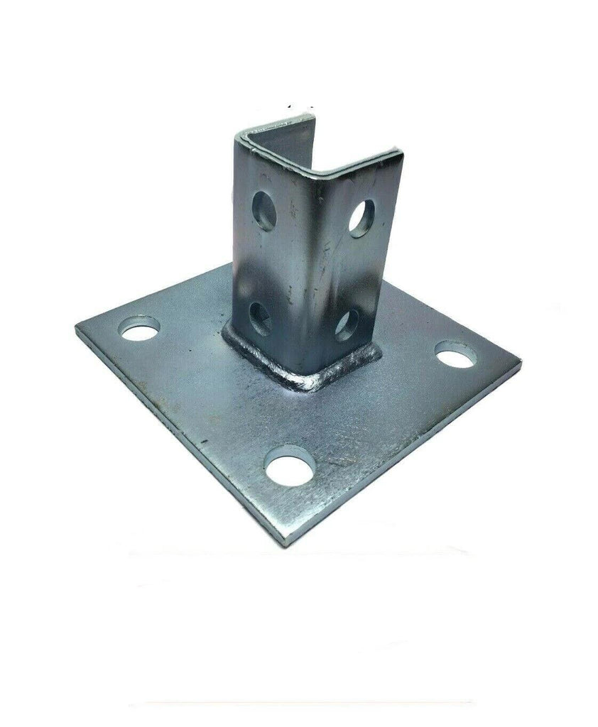 Square Post Base 1 5/8" for Unistrut / B-Line Channel #4774 P2072ASQ E ...