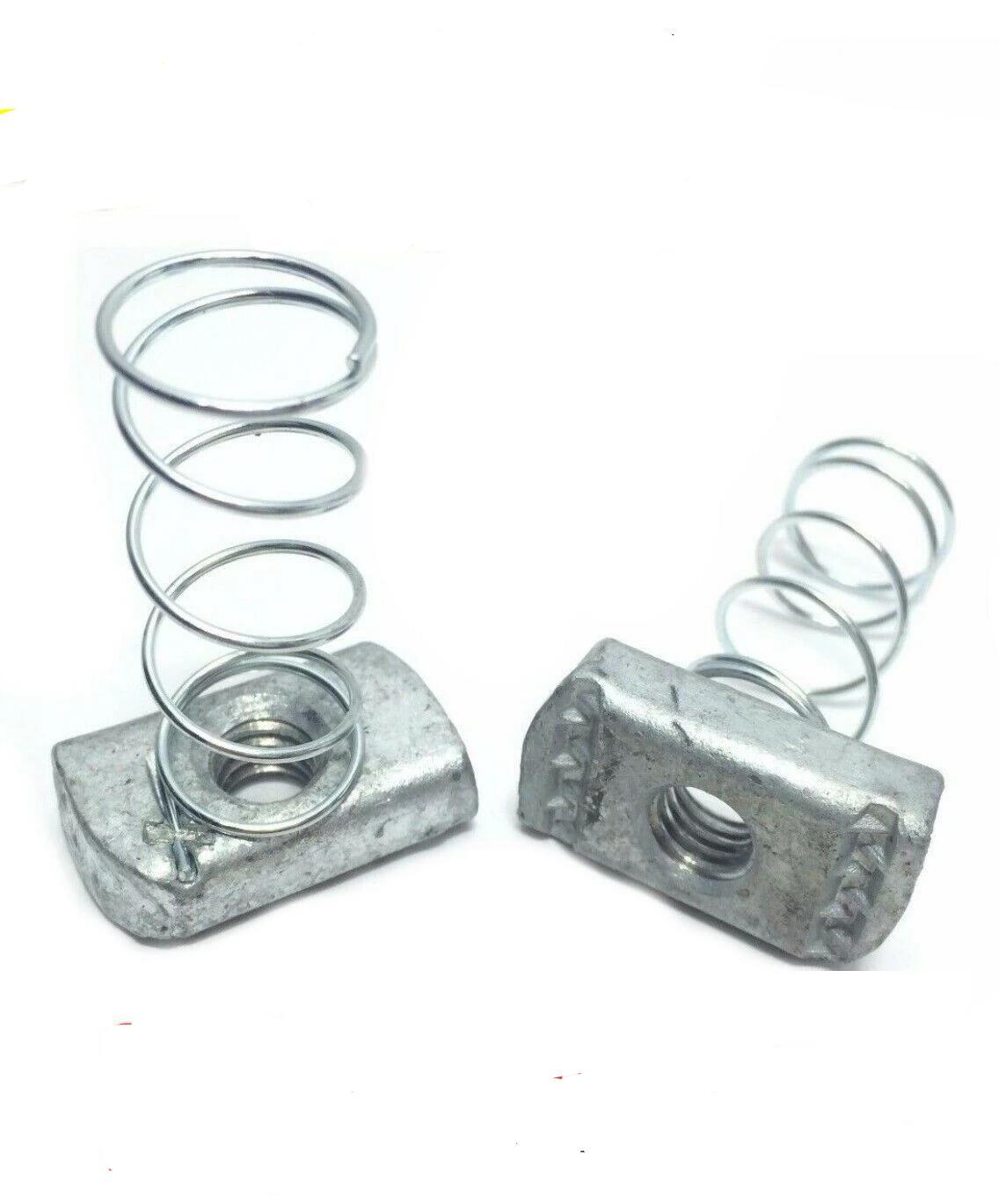 1/4"-20 HD Galvanized Spring Nuts for Unistrut Channel (4118G) P1006-1 ...